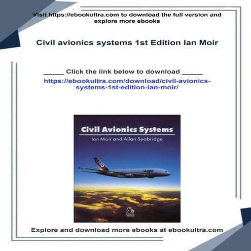 Civil avionics systems 1st Edition Ian Moir | PDF