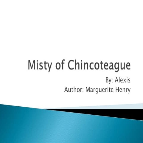 Misty of Chincoteague | PPTX