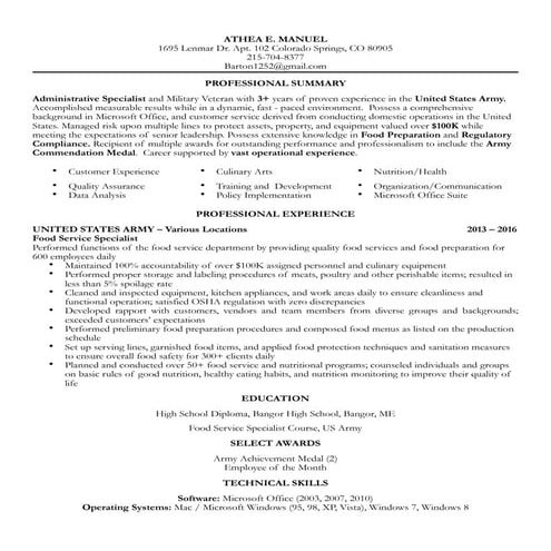 Audrey's Resume | DOCX