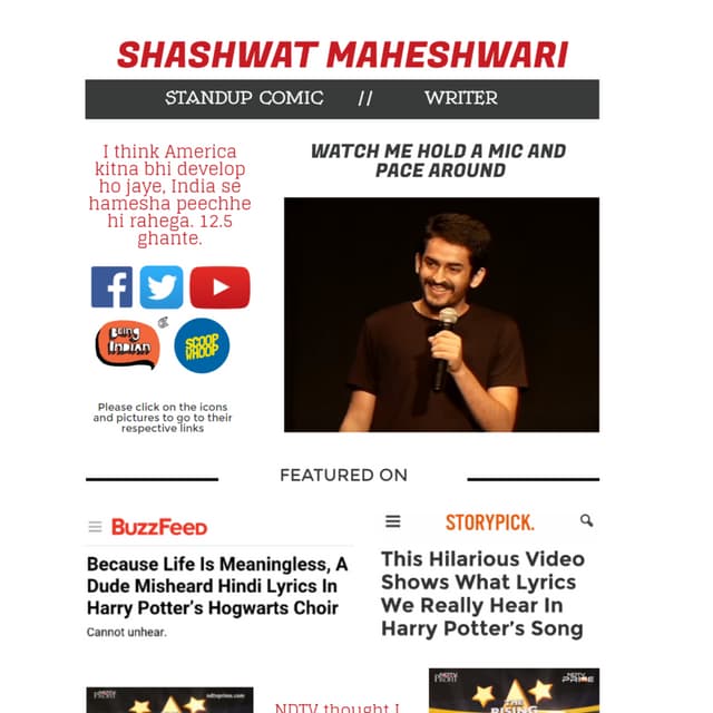 Shashwat Maheshwari Writer Resume | PDF
