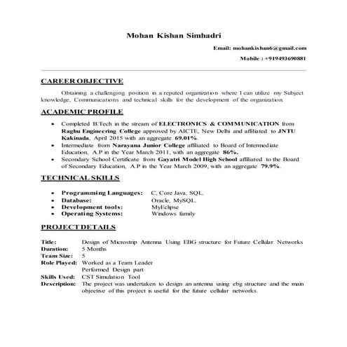 Resume kishan | DOCX