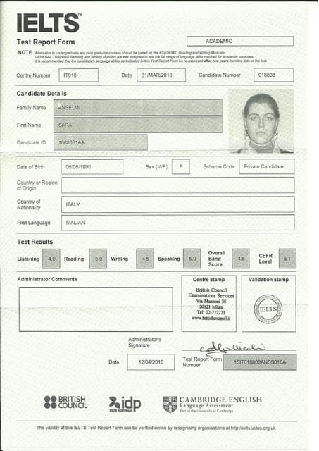 CERTIFICATION TRINITY EXAM - Level 3 | PDF