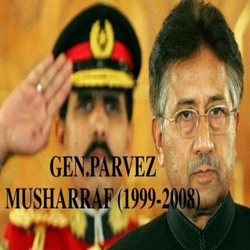 Gen Pervaiz mushraf 1999-2008 | PPTX