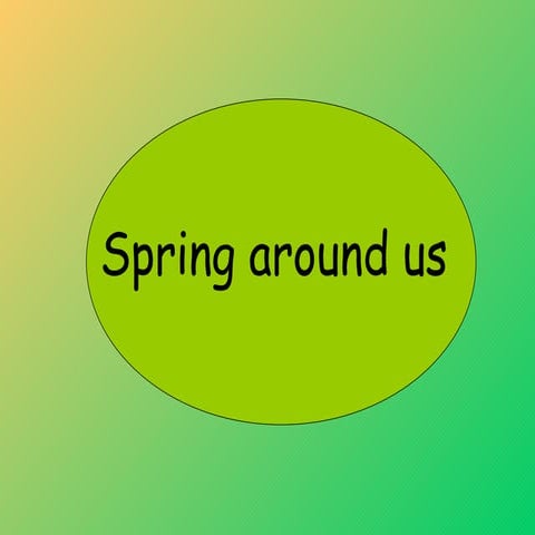 spring drawing | PPT