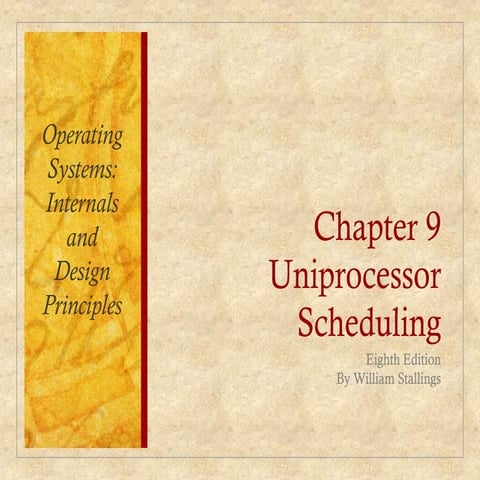 Chapter 9 Uniprocessor Scheduling - Wiiliem.ppt | Operating Systems | Computer Software and ...
