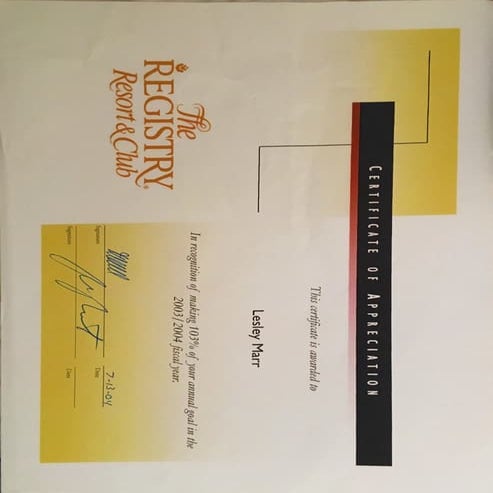 Registry Certificate of Achievement | PDF