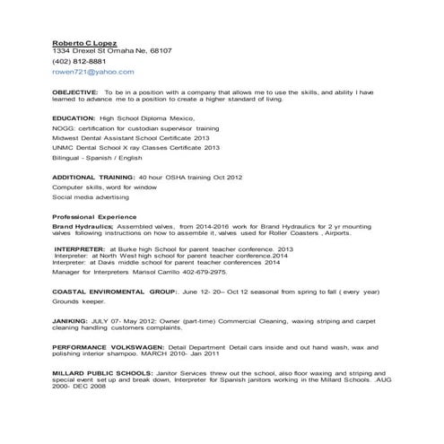 Bob's Resume | PDF