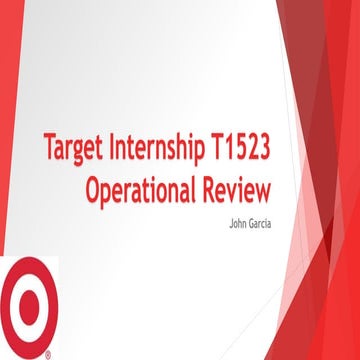 Target Internship T1523 | PPT