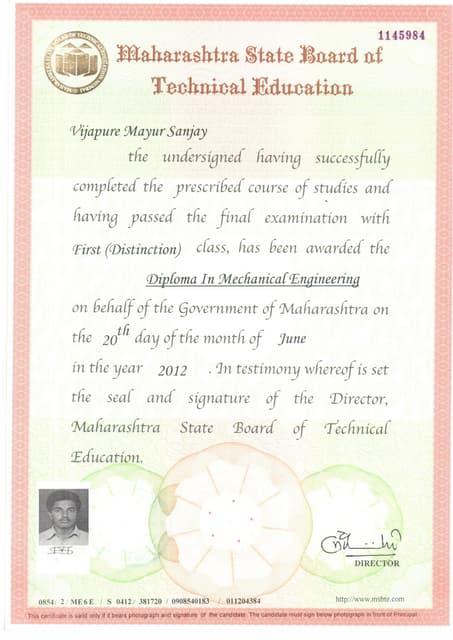 Certificate of Modules Passed - NWU | PDF