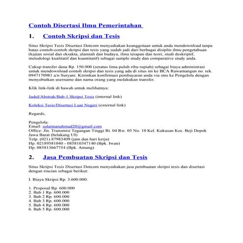 39686036 contoh-disertasi-ilmu-pemerintahan | PDF