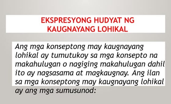 [FILIPINO 8] - Kaugnayang Lohikal | PPTX