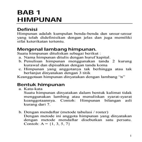 kumpulan rumus mtk smp | PDF