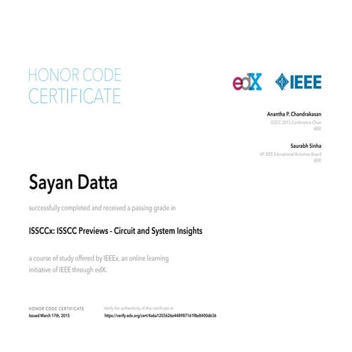 Certificate (1) ieee | PDF