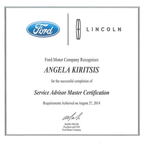 Ford Certification 1 | PPT