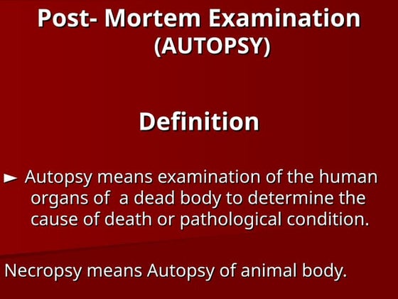Introduction to AUTOPSY and their Description | PPT