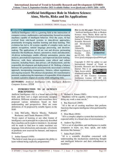 Prashit Artificial Intelligence Science Fair.pptx