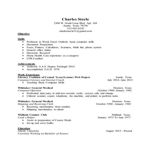 Charles Steele Resume (1) | DOCX
