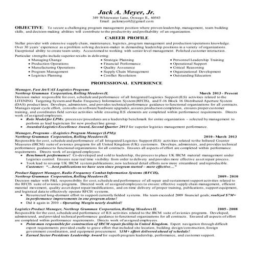 Col Irvin B Lee Resume 9-29-2016 | PDF