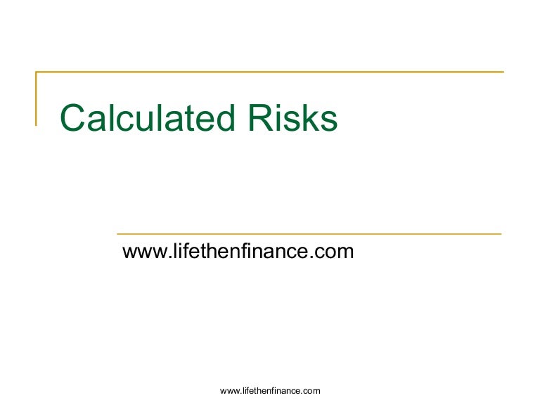 How to Calculate Risk
