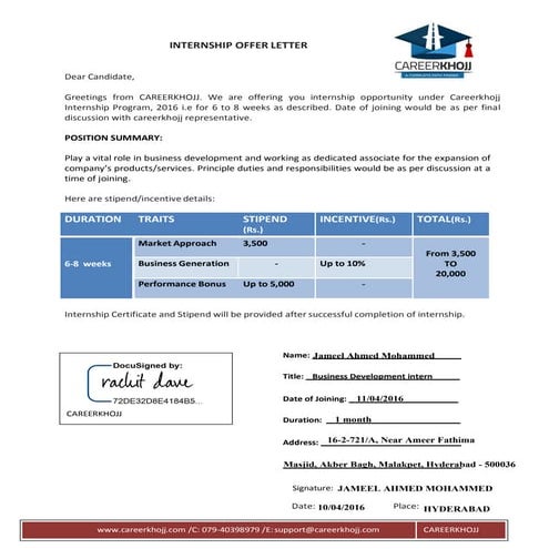 internship_offer_letter | PDF