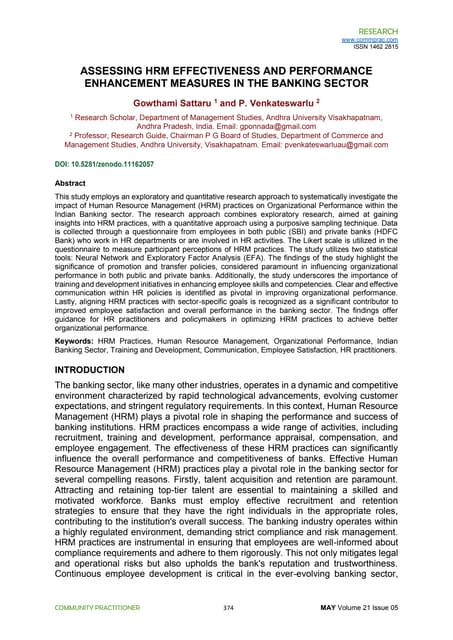 Human Resource Management Practices In Railway-A Review Study | PDF