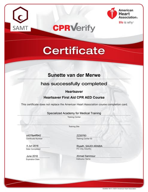 SALMAN SALIM SHAIKH-First Aid CPR Certificate (3) | PDF