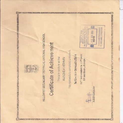 SI certificate | PDF
