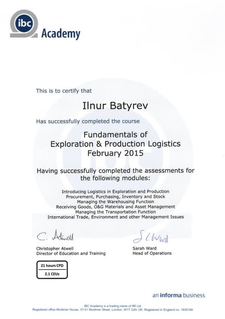 Spectec Amos Cert029 | PDF