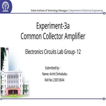 3a.pptx. Amplifier design in electronics lab | PPTX