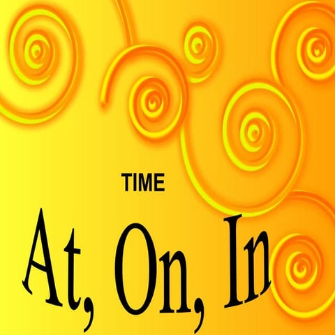3a. Prepositions Of Time | PPT