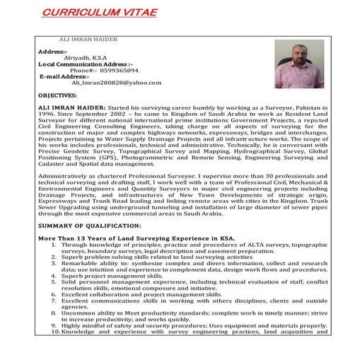 new cv ali - Copy | DOCX