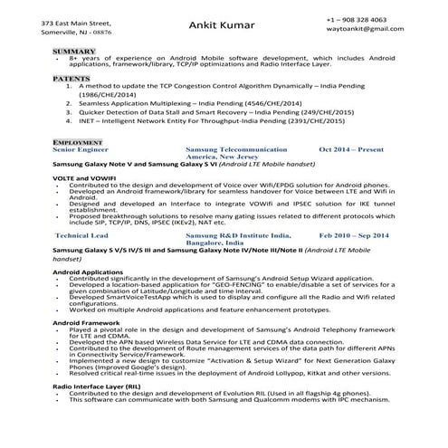 Ankit_Kumar_CV | PDF