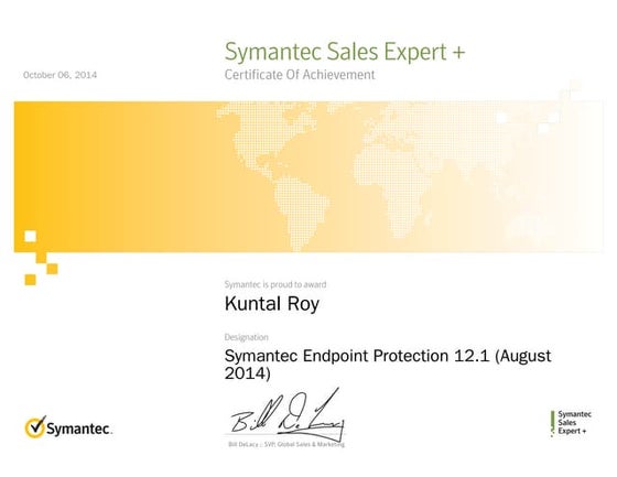 Symantec Technical Specialist Certificate | PPT