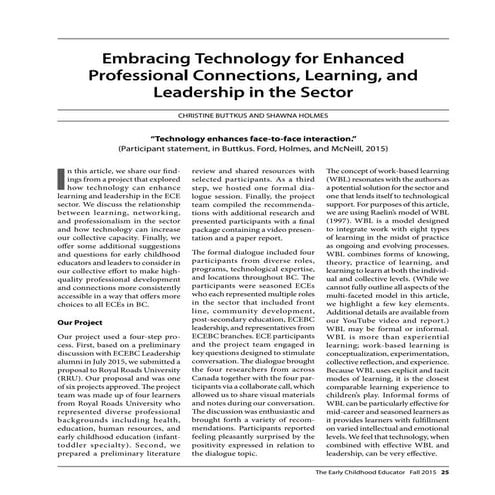 10 Ways to Successfully Plan for Technology Integration in Early ...