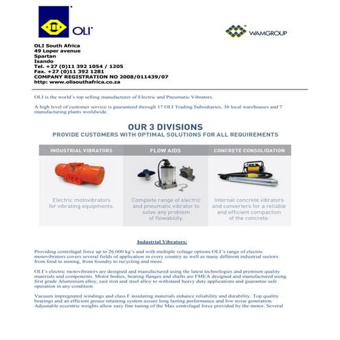 Product offering sheet | PDF