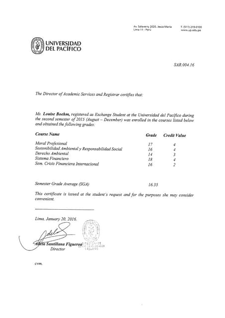 Patrick Mcbride Provisional Transcript | PDF | Business Administration | Business