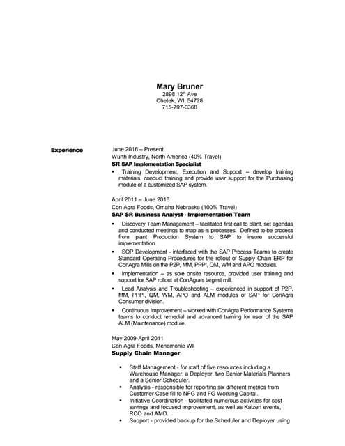 Brenden Ferris Resume | PDF
