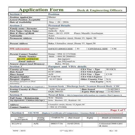 APPLICATIONFORM(Officers-Engineers) | PDF