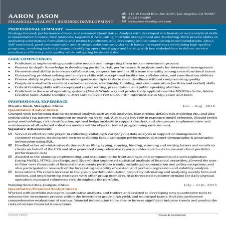 jason resume sample | PDF