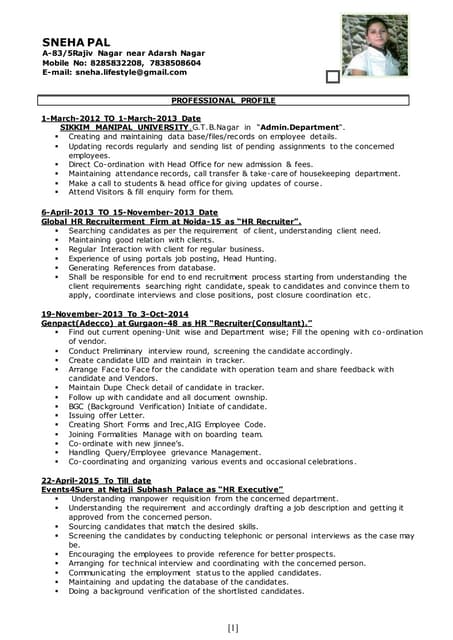 Ankita Resume (1) | PDF