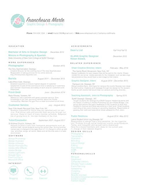 Pixar Resume | PDF