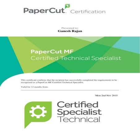 Papercut | PDF | Computer Software and Applications | Computing