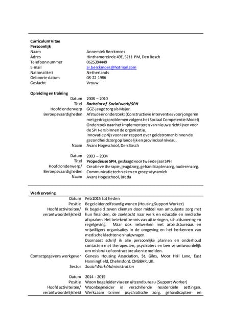Curriculum Vitae | PDF