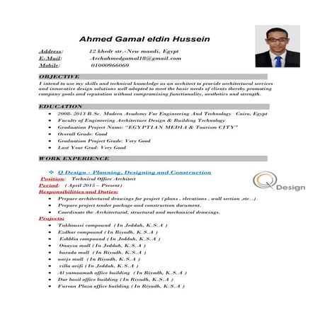 TAMER cv | PDF