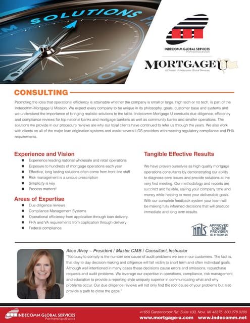 Mortgage Pre-Purchase Review Process for Residential Mortgage Lender | PDF