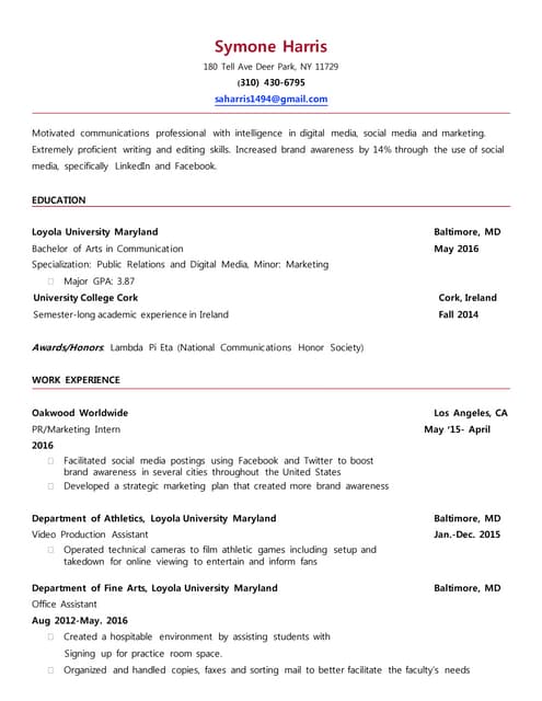 Michael Nooner Resume | DOCX