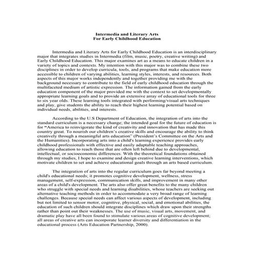 Arts-Based Educational Research In The Early Years | PDF