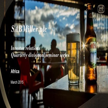 SABMiller Africa Divisonal Seminar | PDF