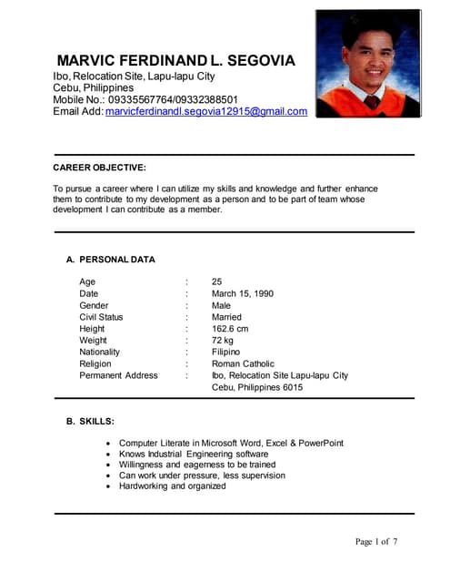 Gamboa Resume | PDF