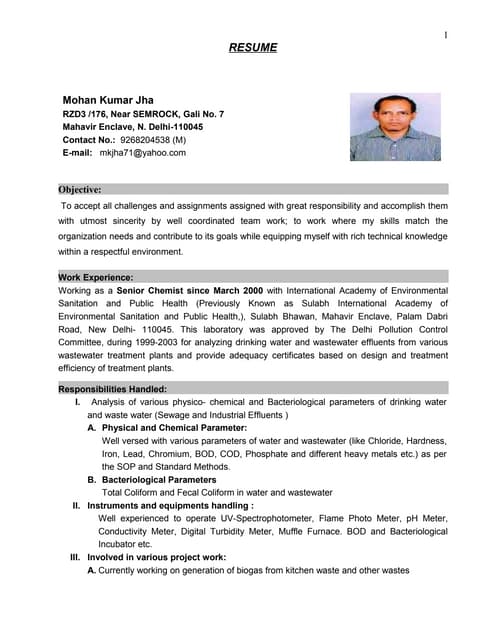 Mohan Jha presentations
